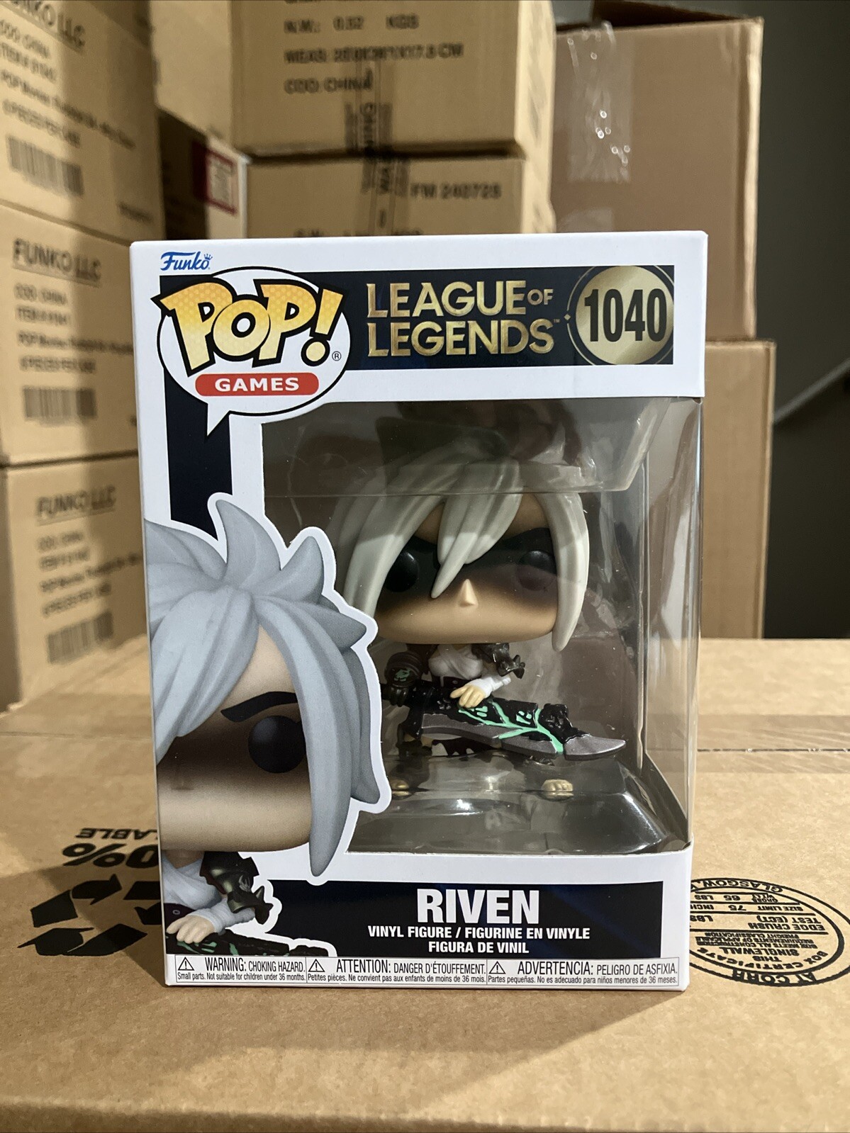 Funko League of Legends Riven #1040 Vinyl Figure - Mint