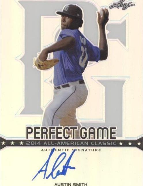 2014 Leaf Metal Draft - Perfect Game Autographs Austin Smith #PGM-AS1 ...