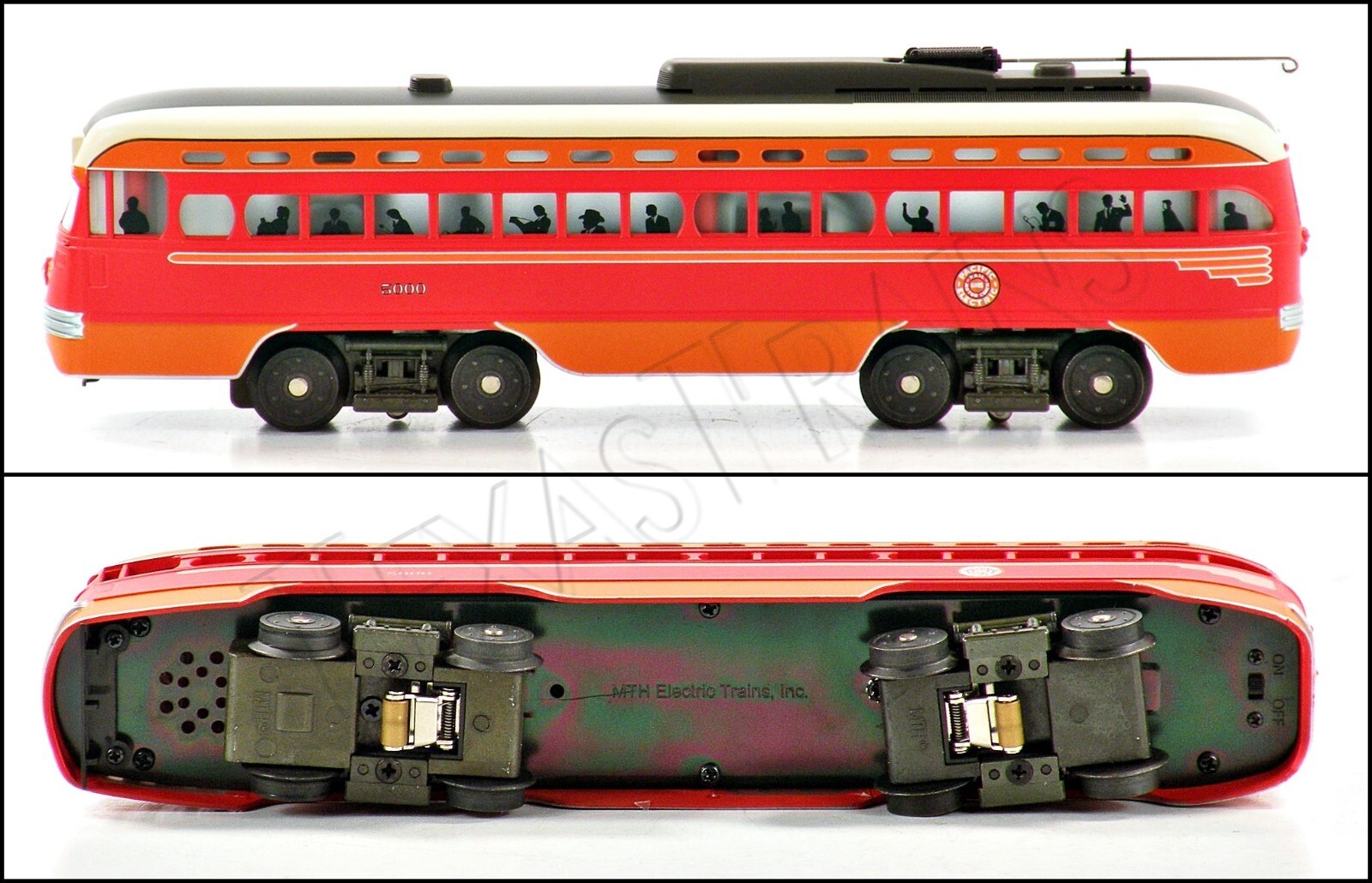 MTH 30-2513-0 PCC Pacific Electric Street Car #5000 2000 C8 | eBay