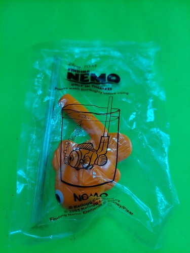 Disney Pixar's Finding Nemo 2003 Nemo Straw Kellogg's Cereal Premium ...