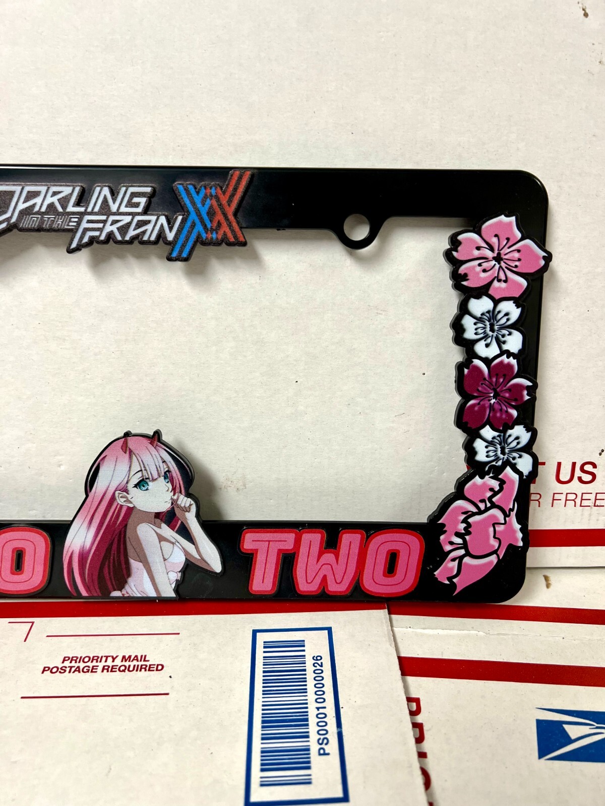 Darling in the Franxx Zero Two License Plate Frame 02 | eBay