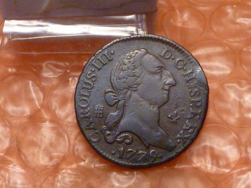 Spain 1779 Colonial Charles lll 4 Maravedes Segovia Mint Rare Higher ...