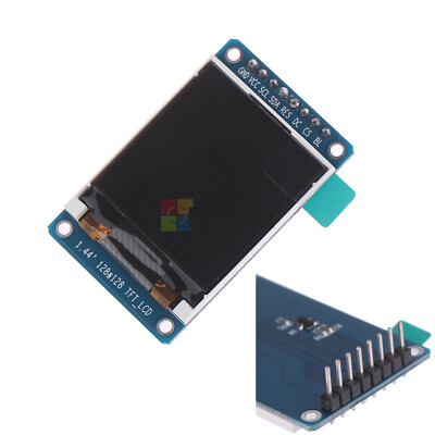 1.44" 128x128 65K SPI Full Color TFT LCD Display Module ST7735 OLED For ...