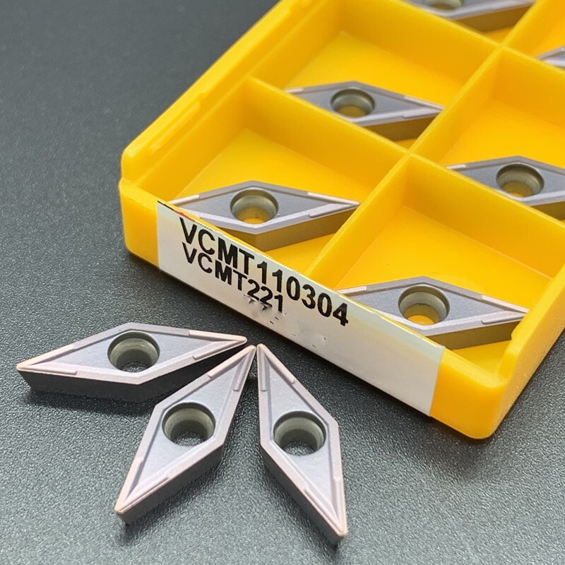 10PCS VCMT110304 15TF Indexable lathe turning tool Carbide Insert VCMT ...