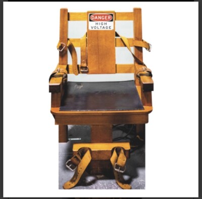 Electric Chair Death Sentence Prison Life Size Cardboard Cutout | eBay