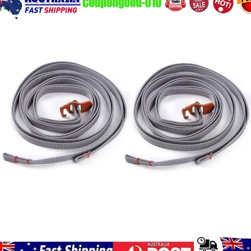 2pcs Cargo Tie Down Lash Belt with Buckle Travel Luggage Strap (Orange ...