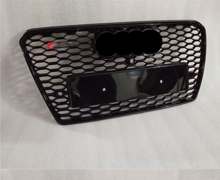 For Audi A7 S7 RS7 2011 2012 2013 2014 Front Grille Full Black ...