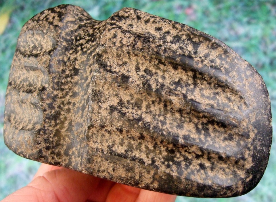 Super Fine 5 inch Missouri Fluted Hardstone Axe with COA Arrowheads ...