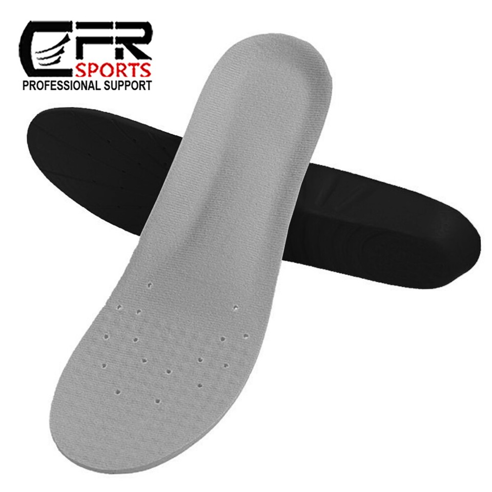 Memory Foam Foot Orthotics Insoles Plantar Fasciitis High Arch Support ...