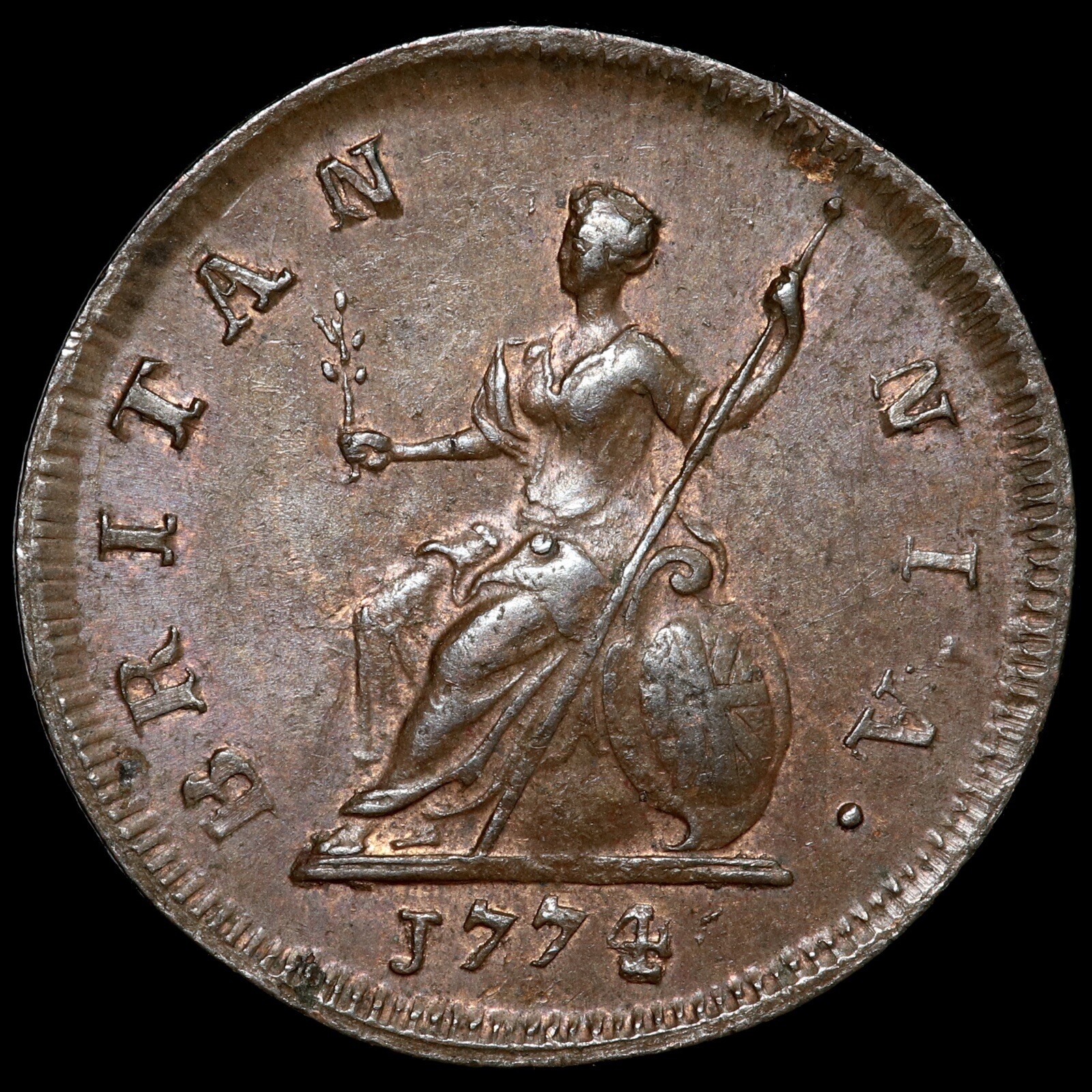 George III, 1760-1820. Farthing, 1774. | eBay UK