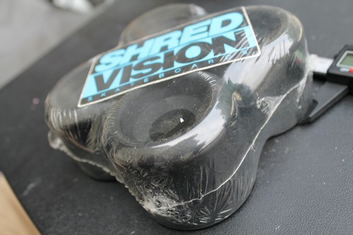 Vision Shred 63mm Blank Black Soft Heavy 80's Vintage W3 Set 4 ...