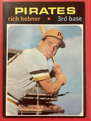 1971 Topps Rich Hebner #212 Vintage Baseball Pittsburgh Pirates | eBay