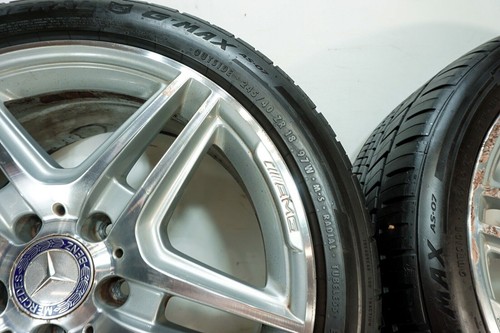 10-16 Mercedes E350 W212 OEM AMG 4 Wheel Rim Tires 245/40ZR18 98W 18 ...
