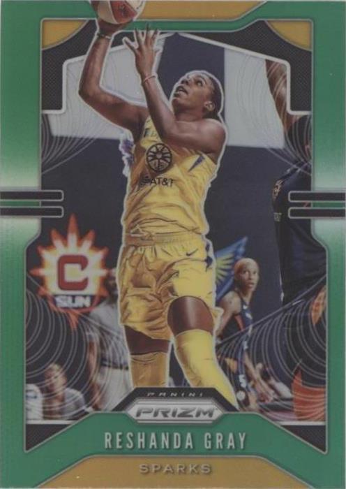 2020 Panini Prizm WNBA - Reshanda Gray #22 Green Prizm for sale online ...