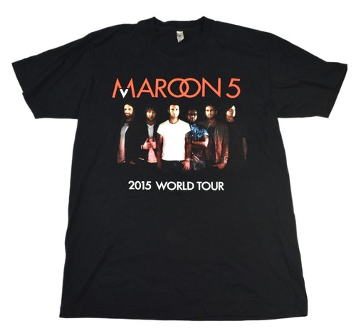Maroon 5 2015 World Tour Concert T-Shirt Made in USA Men's Large | eBay