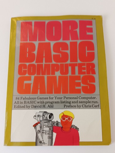 MORE BASIC COMPUTER GAMES BOOK 1979 Creative Computing Press David H ...