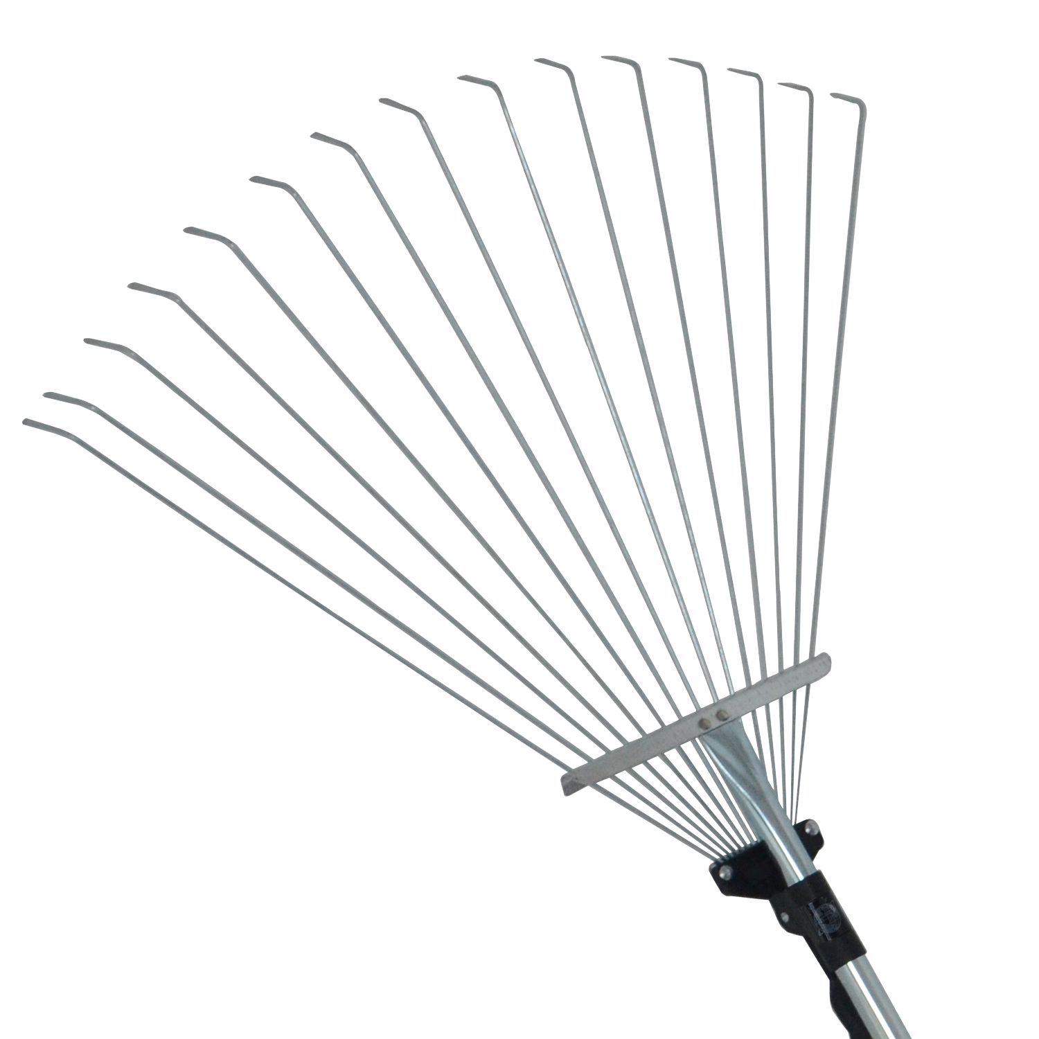 Telescopic Rake Garden Grass Leaf Rake 115cm Extendable Garden Metal ...