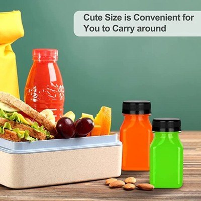 Juice Bottles Square bottle Split beverage bottle Clear Drink ...