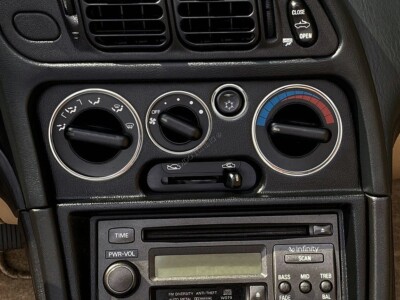 Mitsubishi Eclipse 2G Polished Aluminium Heater Dash Panel Surrounds ...