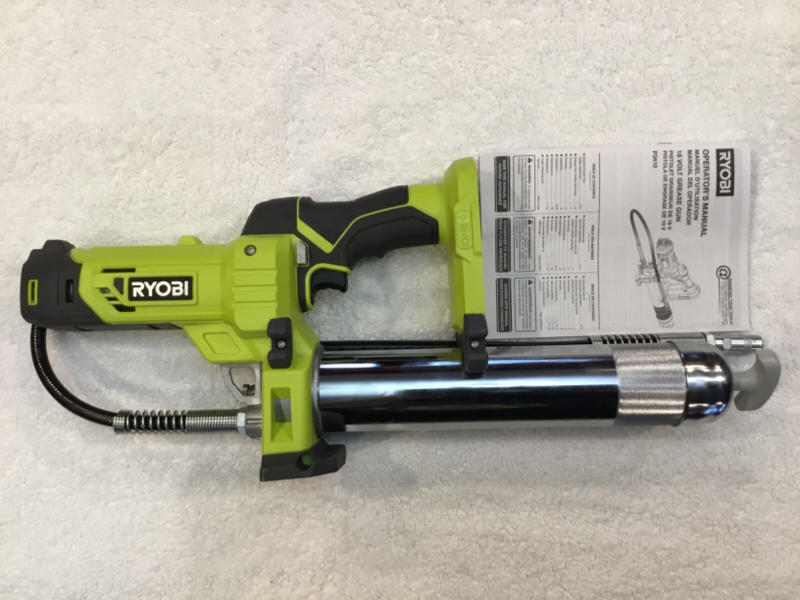 RYOBI P3410 ONE 18 Volt Grease Gun for sale online | eBay