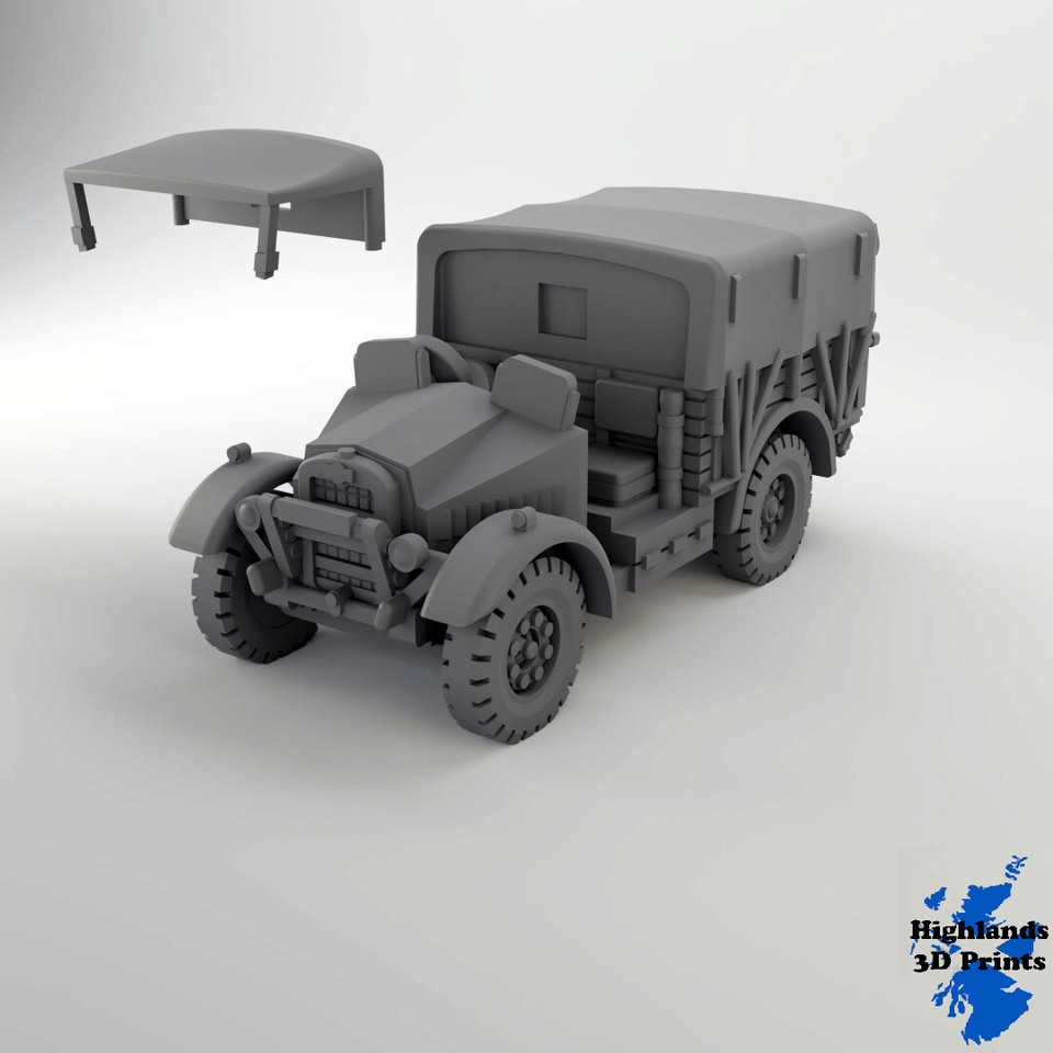 Morris cs8 WW2 Tabletop Gaming 3D Print | eBay UK