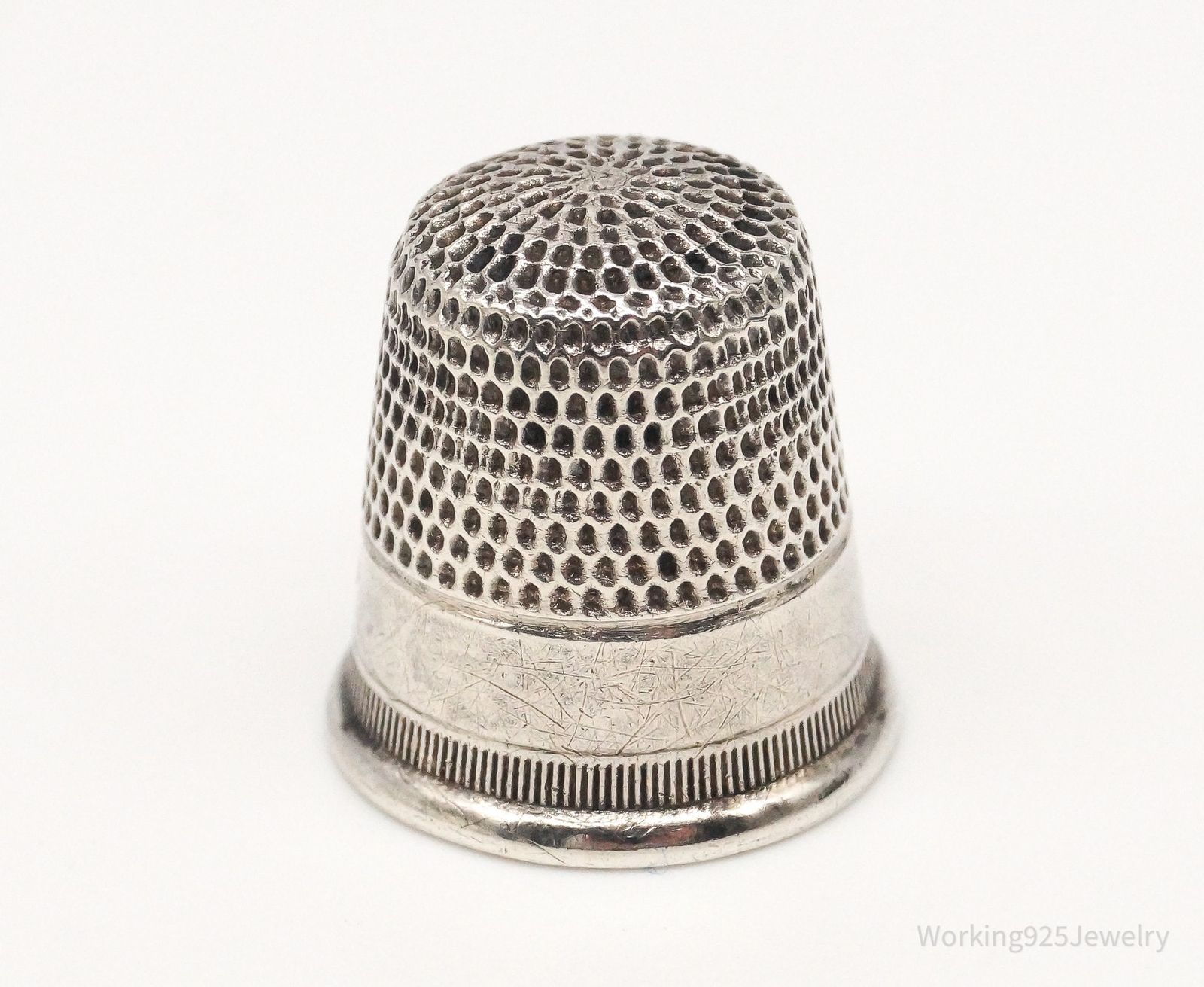 Antique Dome Sterling Silver Thimble Size 7 | eBay