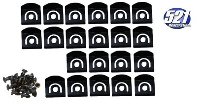 Rear Window Trim Clips Kit Fits 66-68 Polara Fury New Yorker C-Body 300 ...