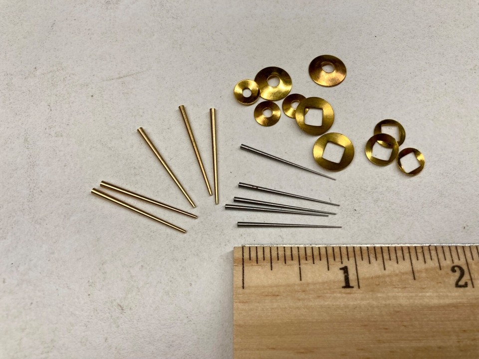 Antique Clock Hand Washers and Pins Assortment 20 piece set | eBay