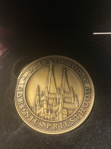 LDS Mormon Young Men Duty To God Challenge Coin Priesthood Personal ...