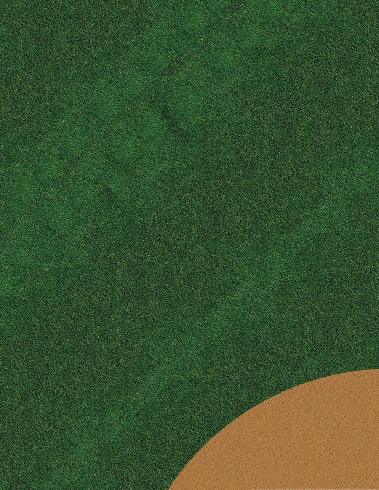 O Scale Baseball Field Model Train Scenery Sheets – Train Layout ...