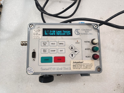 Cincinatti Test Systems Sentinel C-20 Leak Test Instrument Unit #2 | eBay