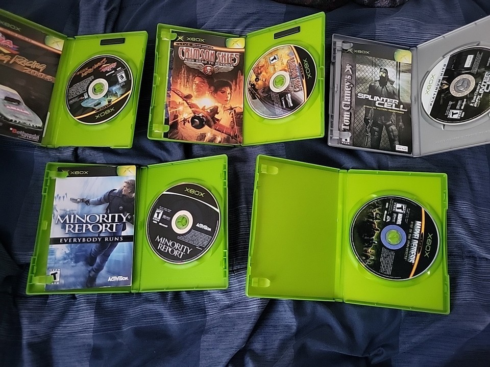 Original Xbox Game Lot. Includes 10 Games. All Are Working. Most Have ...