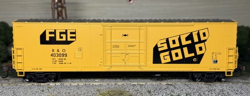 HO - Athearn 91315 B&O FGE "Solid Gold" 50' Plug Door Boxcar B&O403099 ...