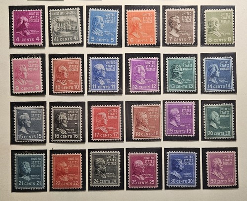 US Stamp Sc 803-34, Choice Never Hinged Singles Set, MNH VF CV$130.50 ...