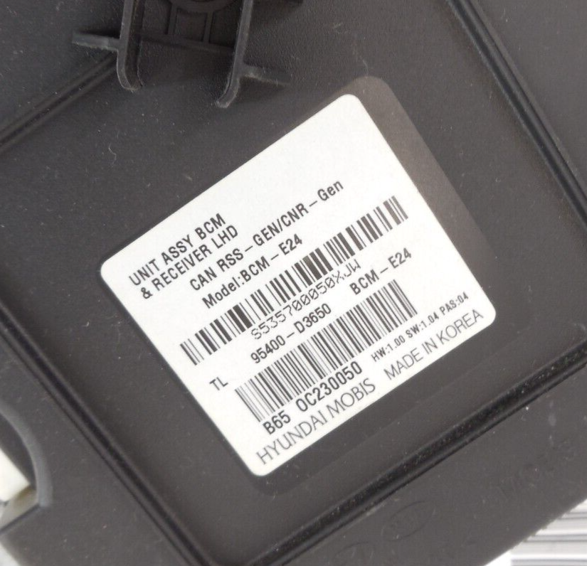 Hyundai Tucson Body Control Module 95400-D3650 OEM 2016-2018 | eBay