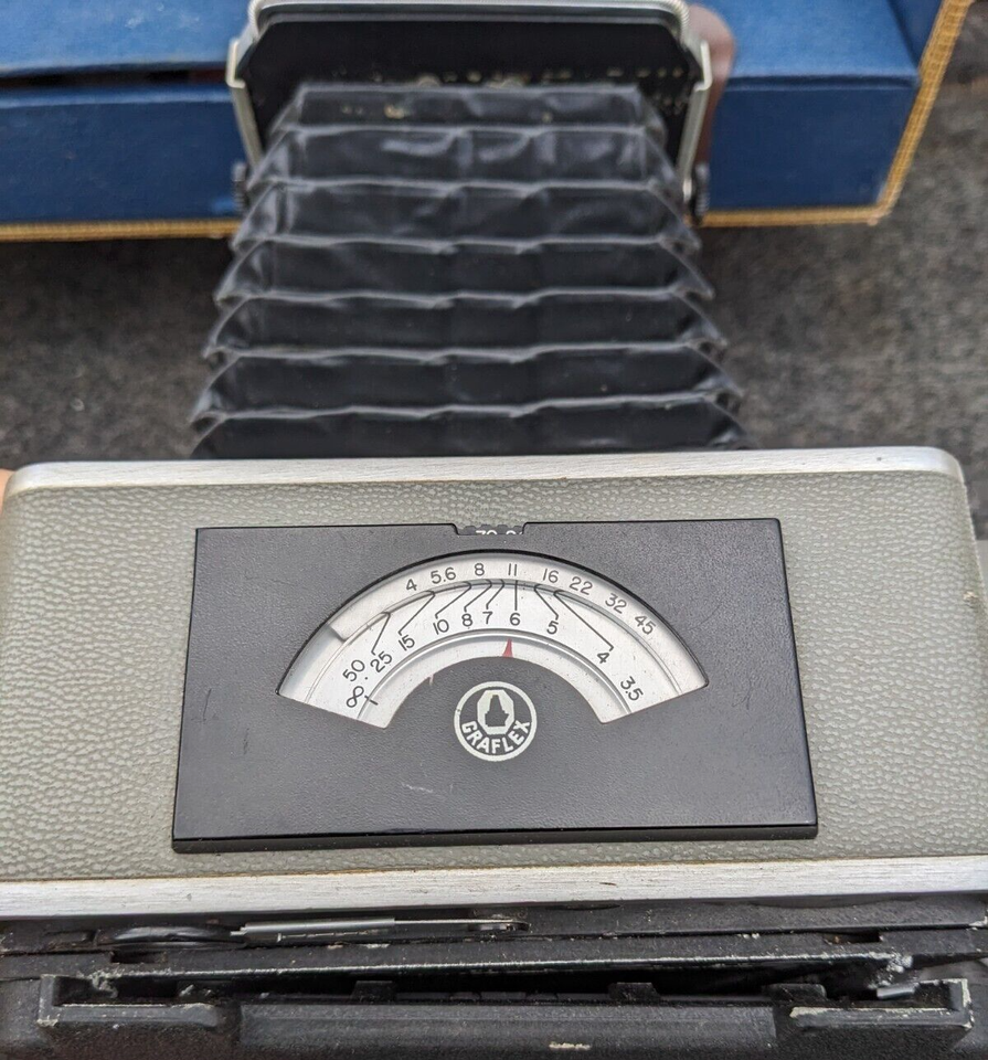 Graflex 4x5 Super Speed Graphic Camera Kit with Flash Backs Case | eBay
