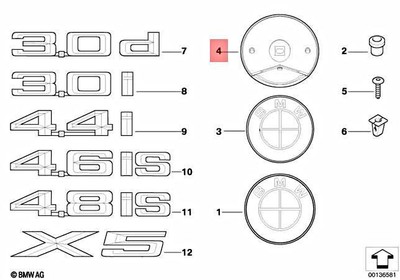 Genuine BMW X5 E53 X5 3.0d 3.0i 4.4i 4.6is 4.8is SAV SUV Base ...