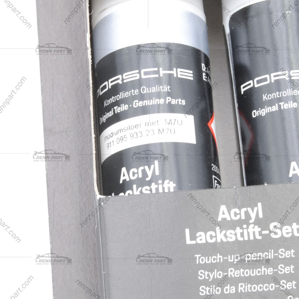 New Genuine Porsche Touch up Paint Rhodium Silver Metallic Paint Code ...