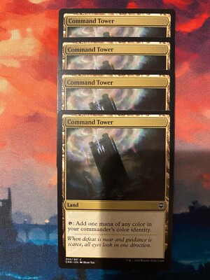 MTG Commander Legends Command Tower x 4 | eBay