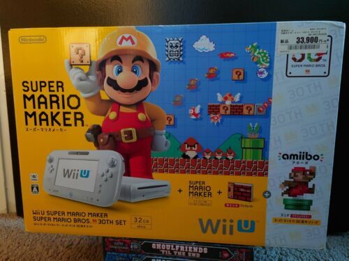 Super Mario Maker Limited Edition Nintendo Wii U Console Set Nintendo ...