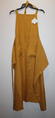 SOUTHERN LIVING APRON 100% LINEN FULL SIZE COLOR CHIA TEA 38" x 44" | eBay