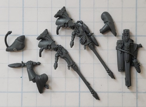 Warhammer 40k Aeldari Bits Rangers Long Rifle w Holster & Scope Set #41 ...