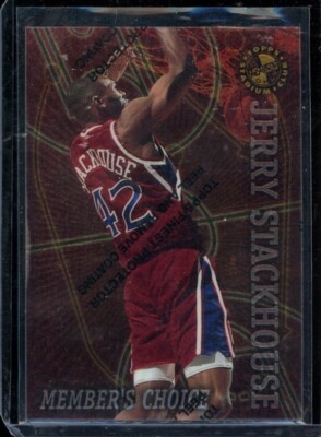 1999-00 Topps Stadium Club Member’s Choice W Peel Jerry Stackhouse ...