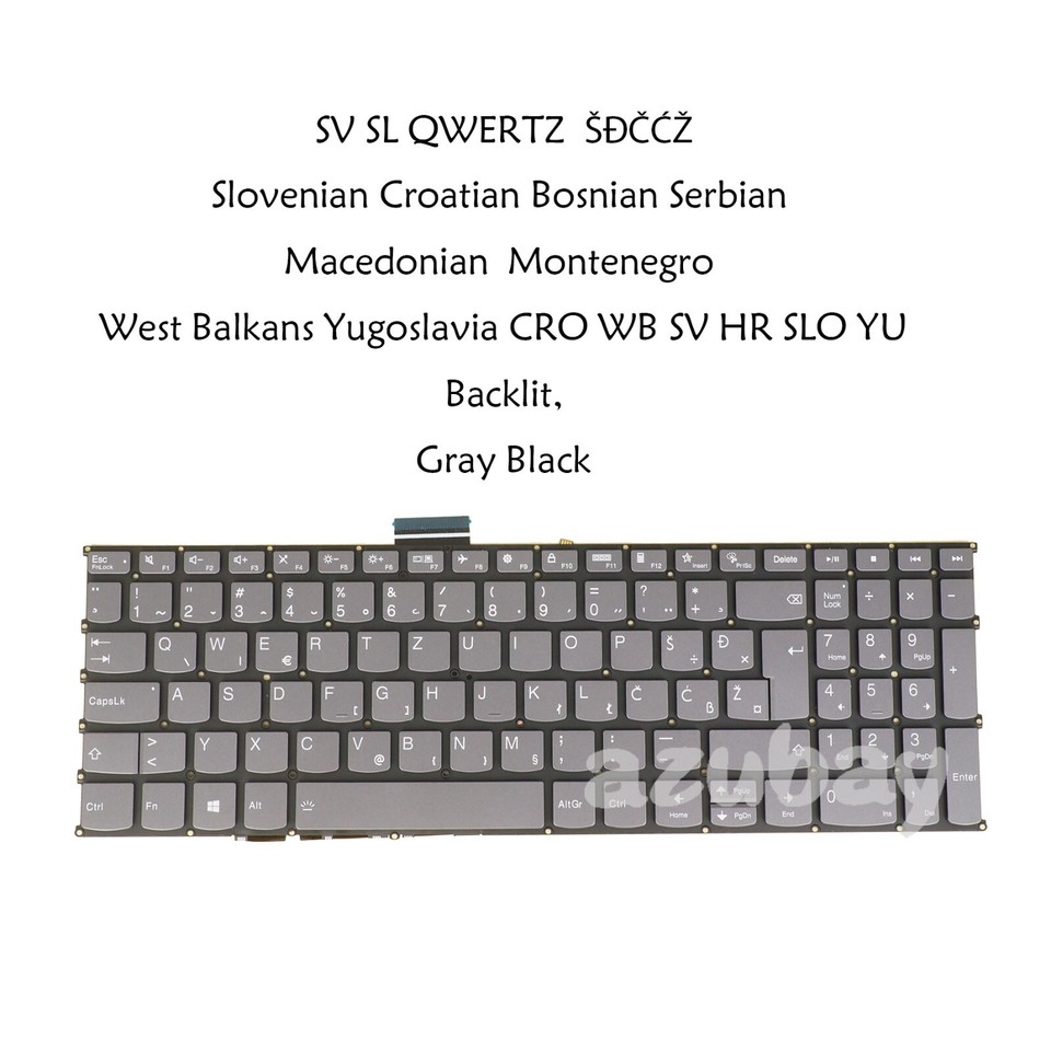 Laptop Keyboard For Lenovo IdeaPad 3-17ADA6 3-17ALC6 3-17ITL6 PR5SB ...