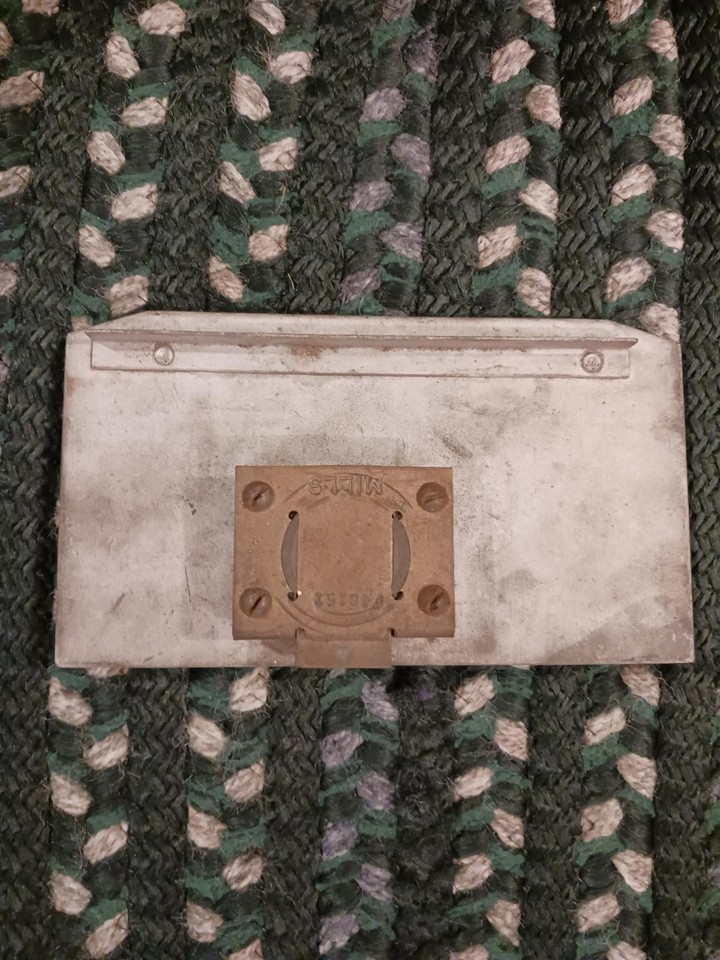 MILLS ANTIQUE SLOT MACHINE CASH DRAWER LOCKING PLATE WITH LOCK | eBay