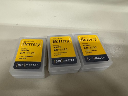 Promaster EN-EL21 Lithium-Ion Battery - for Nikon 1 V2 #4621 Lot of 3 ...