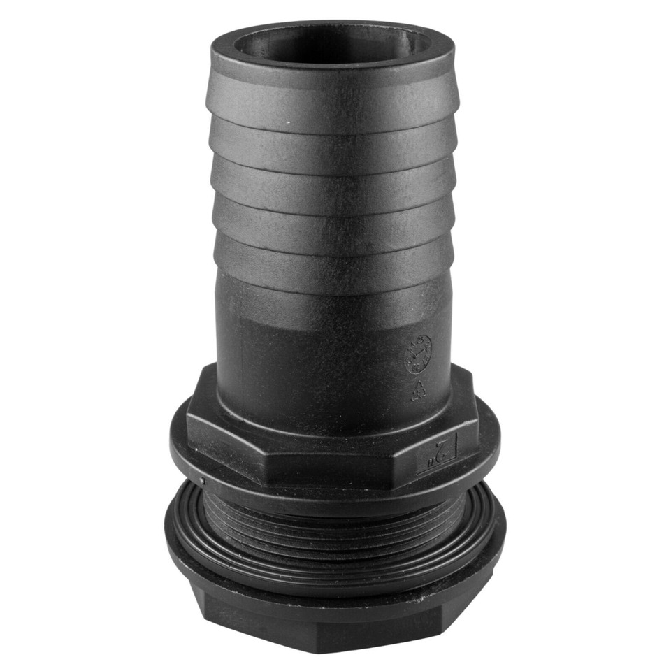 Water Butt Connector Adapter Tank Fitting 1/2" - 2" Barb Straight 90 ...