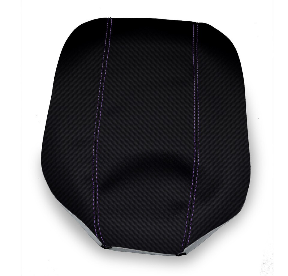 Console Lid Carbon Fiber Cover for GMC Acadia Enclave 07-16 Black ...