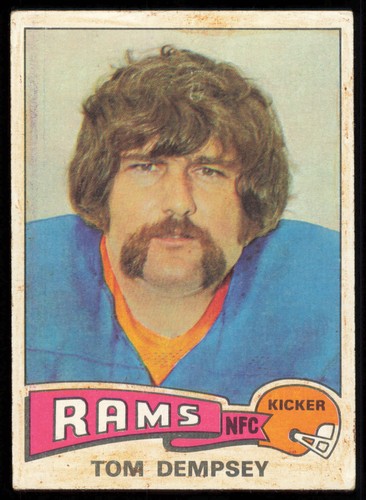 1975 Topps #163 Tom Dempsey Los Angeles Rams | eBay