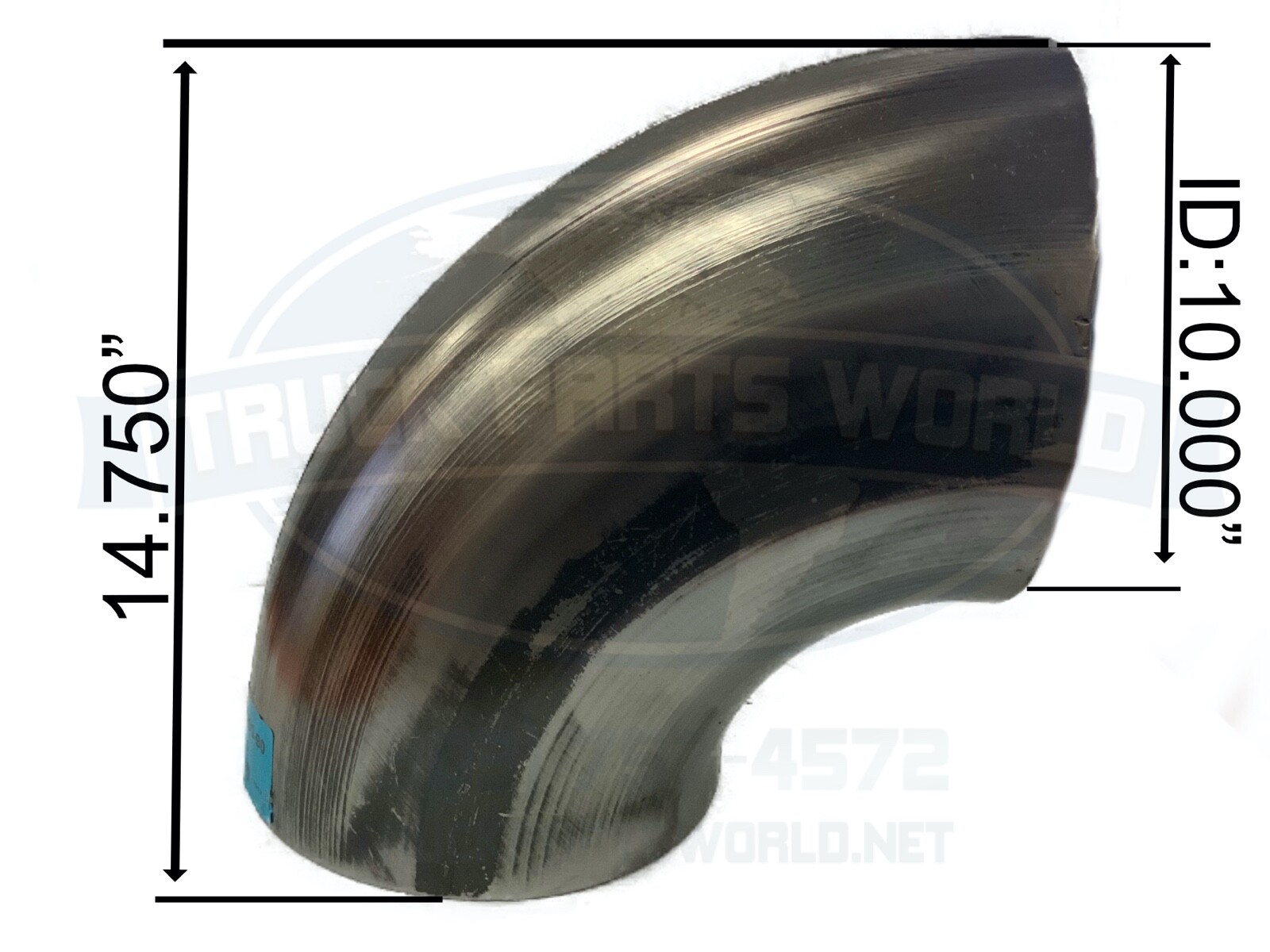 DynaFlex 10" 90° 12 Ga Steel Pipe Tangent Elbow | eBay